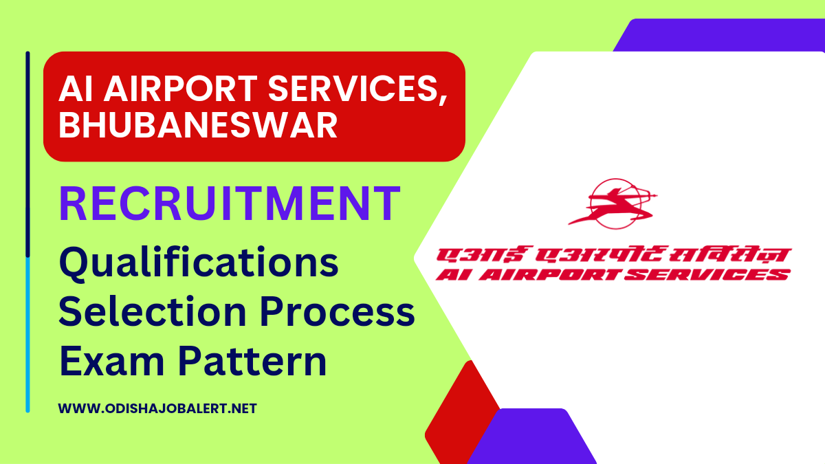 AI Airport Services Bhubaneswar Recruitment 2024 - Apply For 299 Posts ...